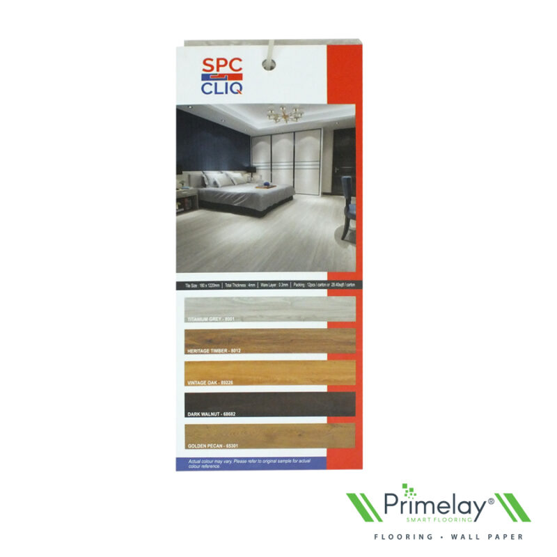 SPC Vinyl Flooring Sample: SPC CLIQ Effortless Visual