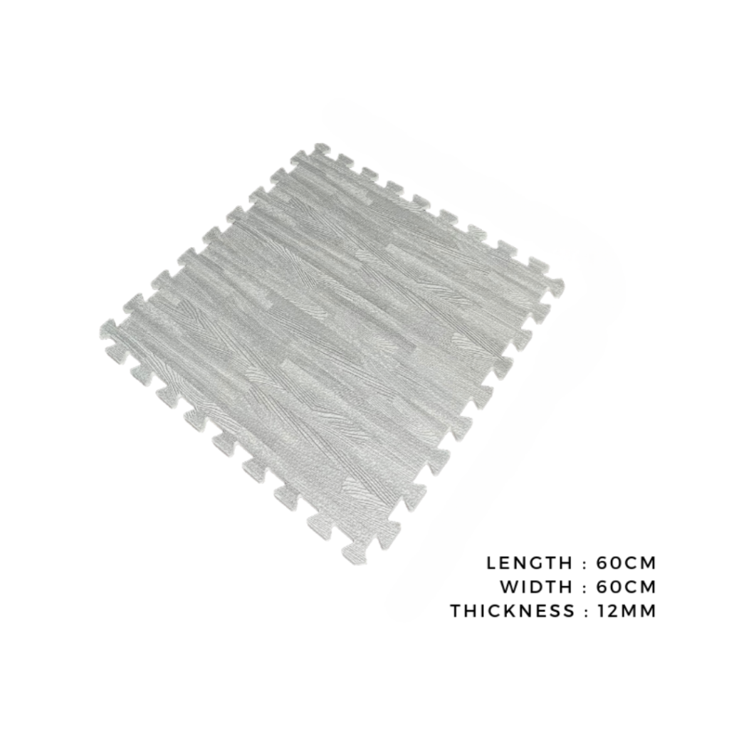 12mm Wooden Grey Puzzle Foam Mat/ PlayOn Baby Playmat 60cmx60cm/ Low-Price Eva Foam Mat ...