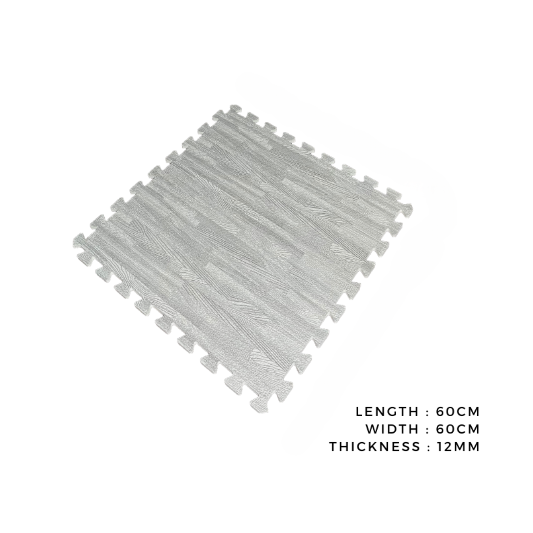 12mm Wooden Grey Puzzle Foam Mat/ PlayOn Baby Playmat 60cmx60cm/ Low-Price Eva Foam Mat ...
