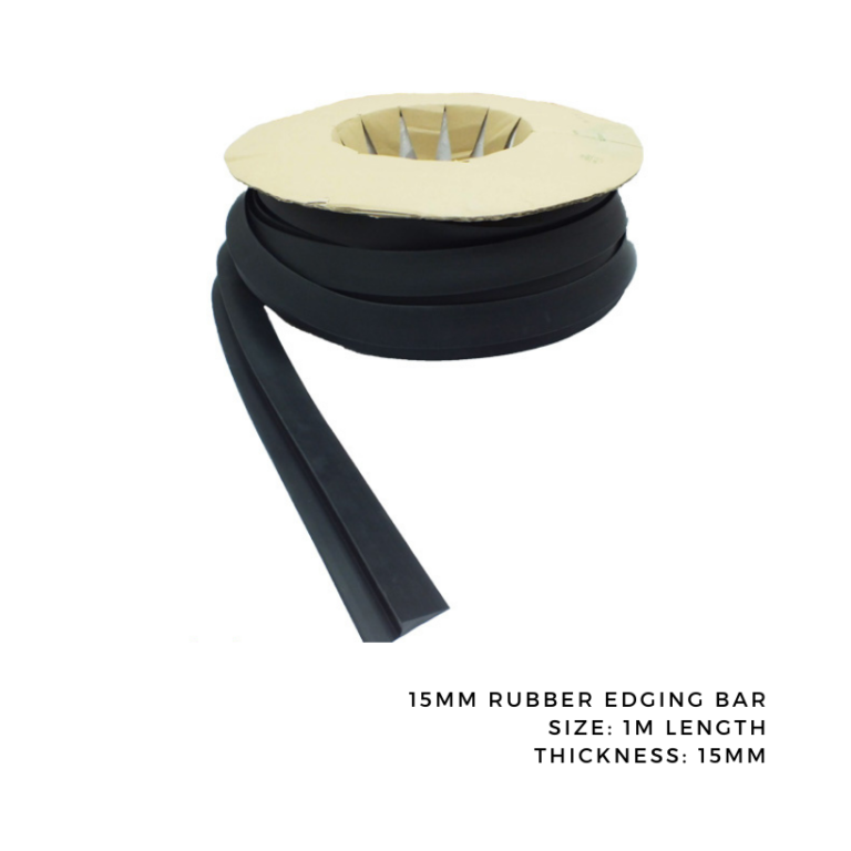 15mm Rubber Edging Bar For Rubber Tiles/ Wholesale Safety Edging Bar ...
