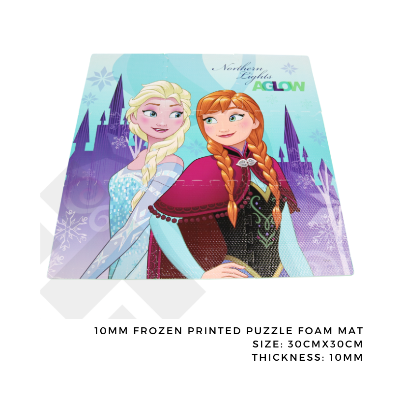 10mm Frozen Printed Puzzle Foam Mat/ Kids Cartoon Foam Playmat 30x30cm ...