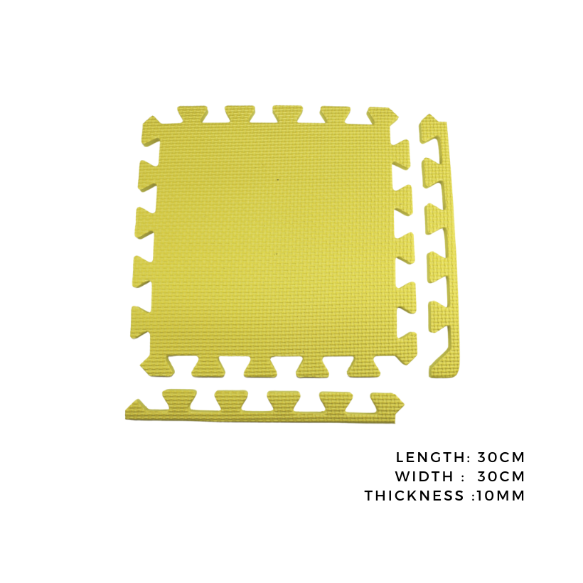 10mm Yellow Mini Puzzle Foam Mat/ Kids & Baby Colorful Playmat For ...