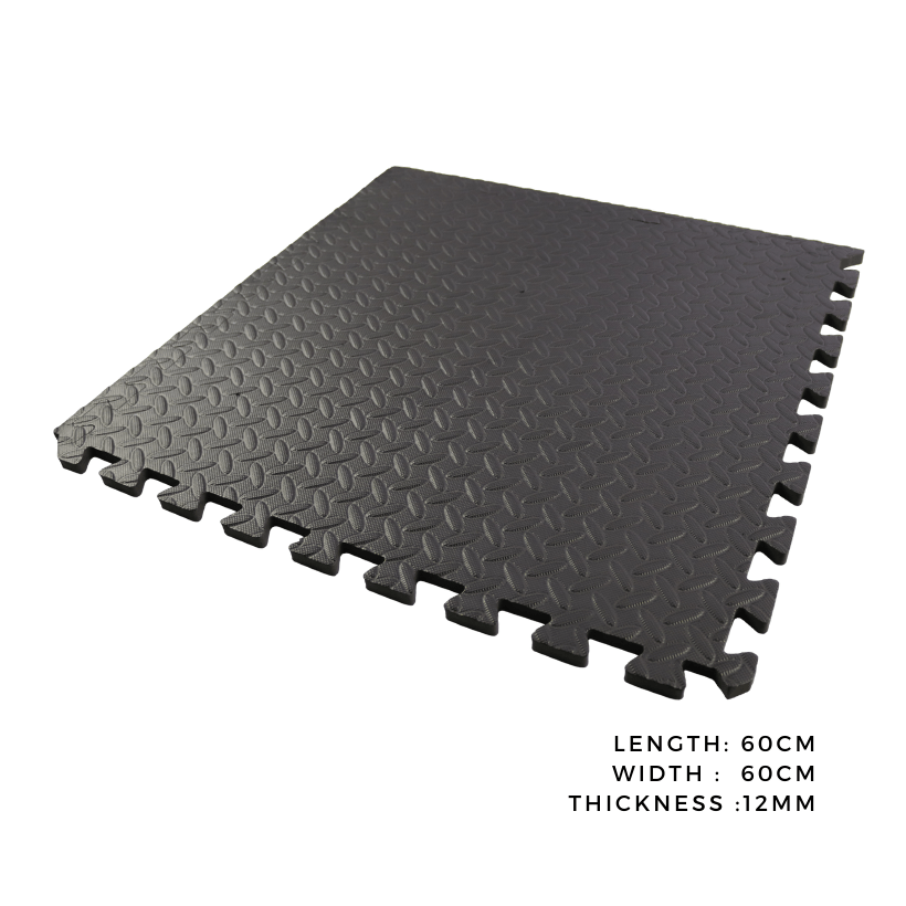 12mm Black Puzzle Foam Mat/ PlayOn Baby Playmat 60cmx60cm/ Low-Price ...