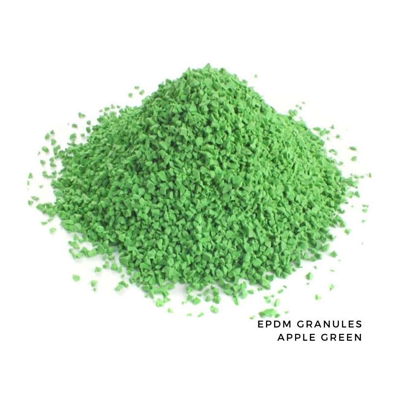 Apple Green BC103J EPDM Rubber Granules for Playground Flooring ...