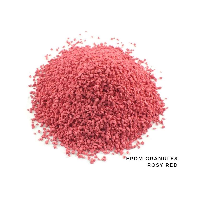 Rosy Red SP119 EPDM Rubber Granules for Playground Flooring Malaysia ...