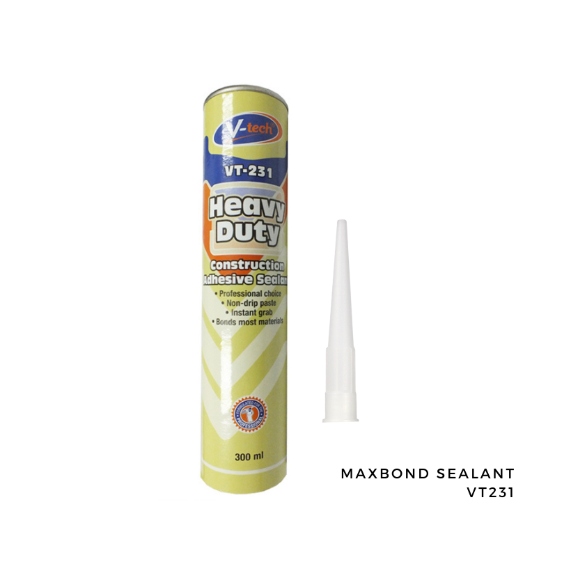 VT231 Heavy Duty Construction Adhesive Sealant / Strong Bond on Most Material - Primelay.com.my