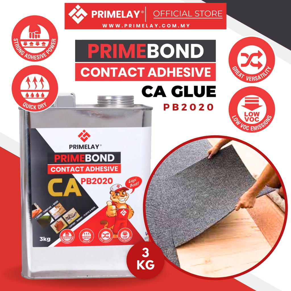 (3KG) Multipurpose Contact Adhesive Glue| CA Glue - PB2020 - Primelay.com