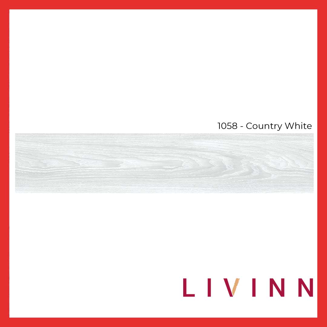 3mm Popular Country White Vinyl Flooring - LIVINN | 1058
