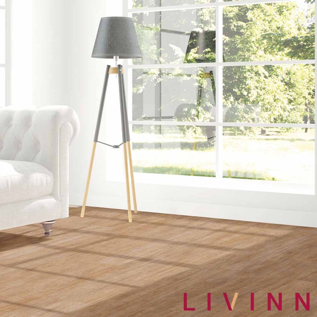 3mm Korean Vinyl Flooring Plank- LIVINN | Dark Cherry-1063