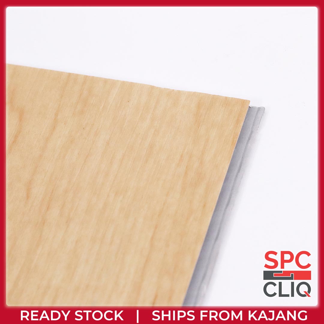 Best Price 4mm SPC Interlocking Flooring Maple Wood Malaysia