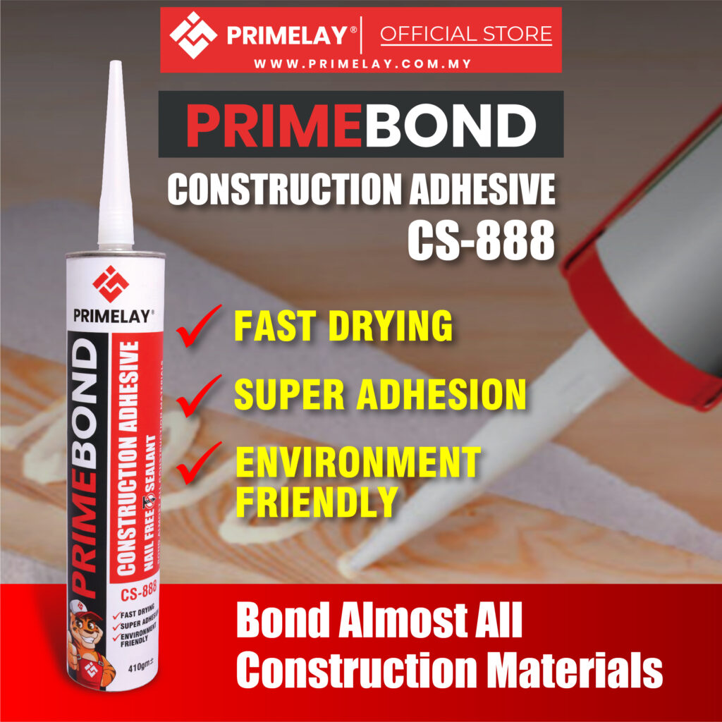 Construction Adhesive Sealant Glue - 410gm - Primelay.com