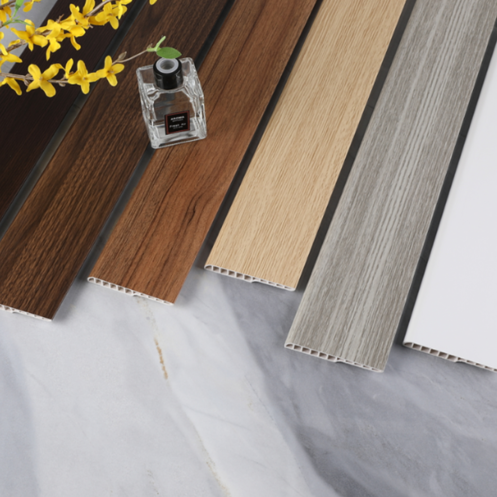 70MM PVC Skirting for SPC, Laminate, Vinyl Flooring | 8 Feet Length ...