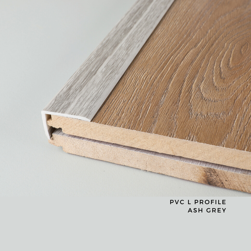 PVC L Profile for Vinyl, Laminate, SPC Flooring & Wall Panel | 8.9 Feet ...