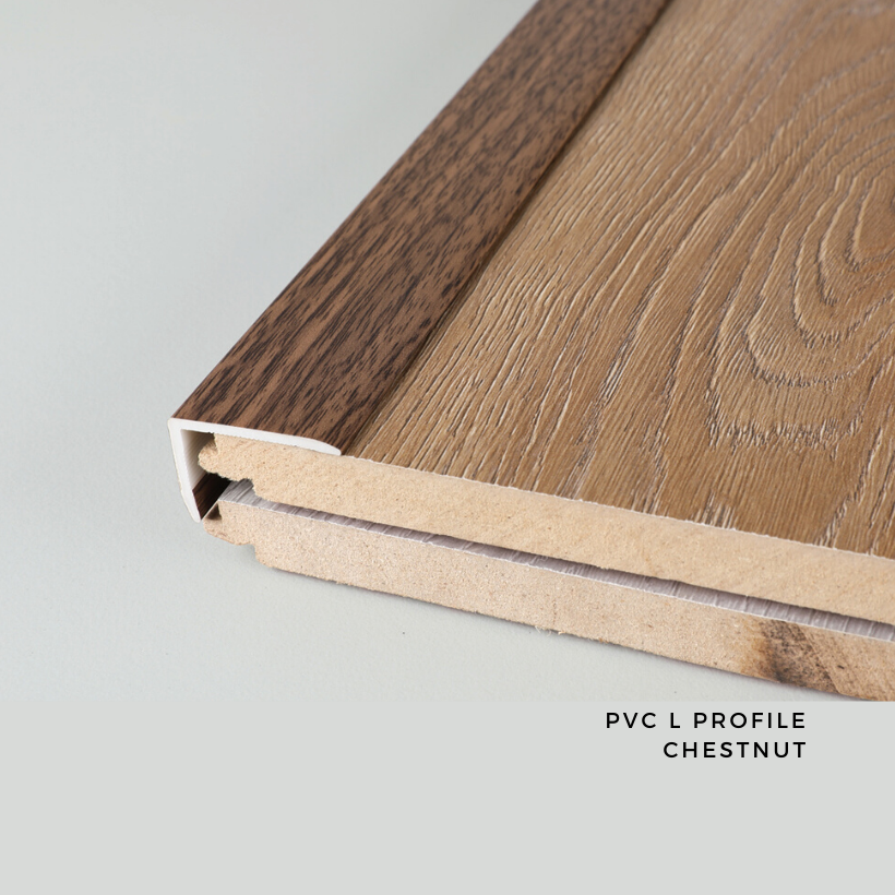 PVC L Profile for Vinyl, Laminate, SPC Flooring & Wall Panel | 8.9 Feet ...
