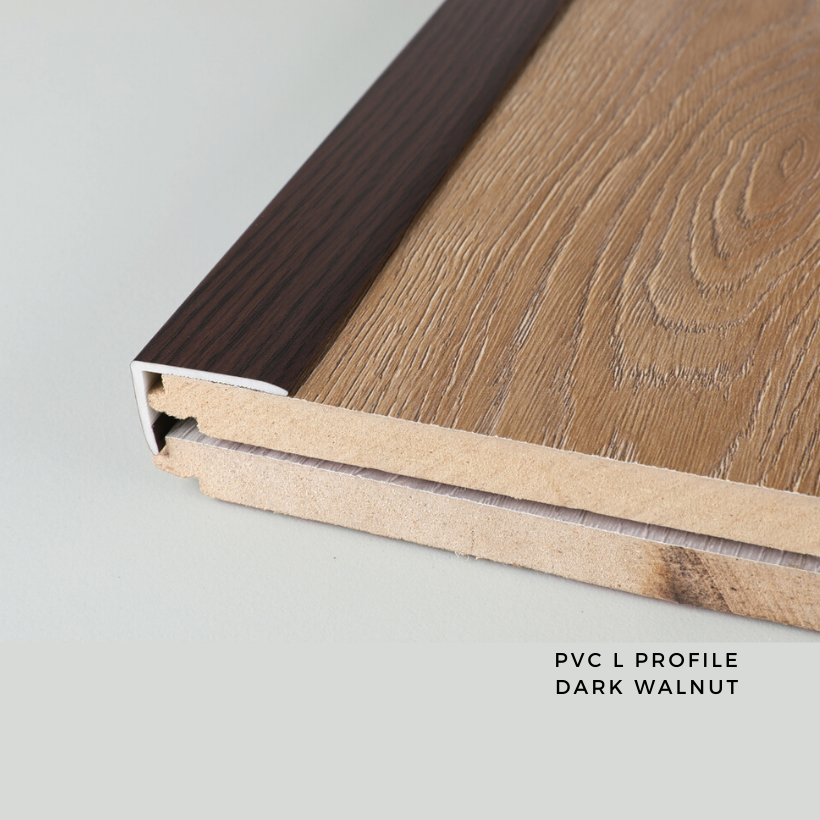 PVC L Profile for Vinyl, Laminate, SPC Flooring & Wall Panel | 8.9 Feet ...