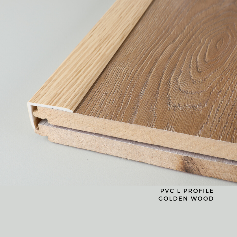 PVC L Profile for Vinyl, Laminate, SPC Flooring & Wall Panel | 8.9 Feet ...