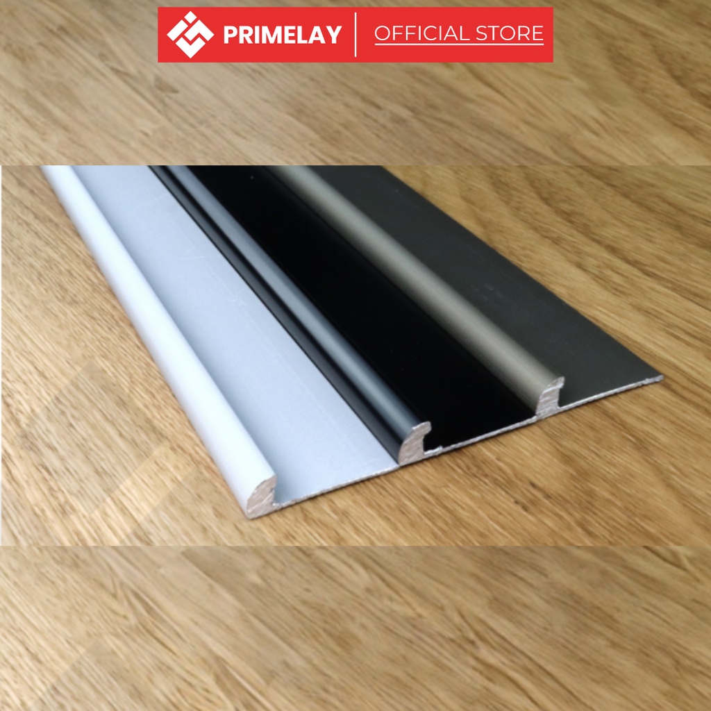 8.9 Feet Aluminum Bar Reducer 5 Black, Silver & Champagne - Primelay Flooring Accessories ...