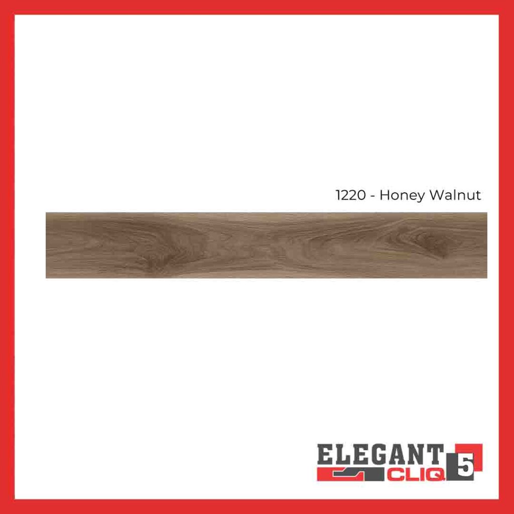 Quality SPC Interlocking Flooring | 5mm Honey Walnut - 1220
