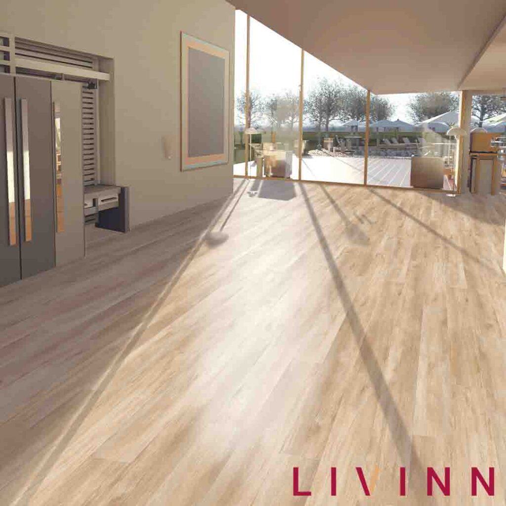 Durable Cheap Vinyl Flooring Natural Teak