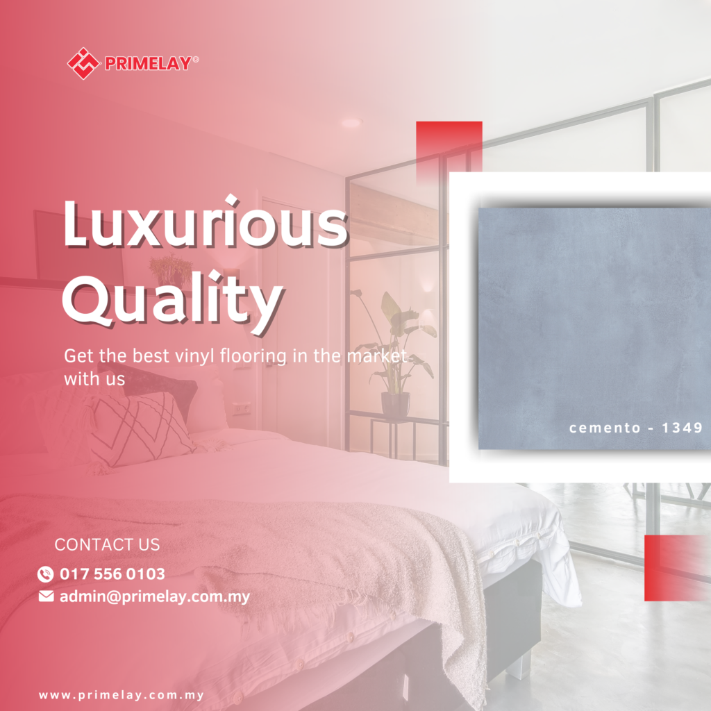 Most Popular Luxury Vinyl Tile Flooring Cemento Primelay