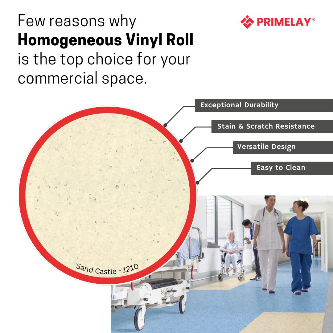 Amazing Commercial Vinyl Sheet Flooring from Primelay